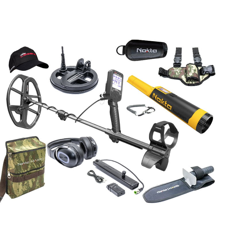 Nokta Legend WHP Metalldetektor PRO-PACK & Accupoint Pinpointer & Star ...